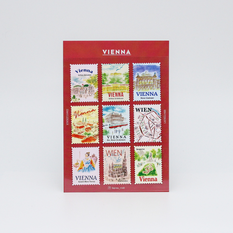 Vienna Adhesive Stamps | Mark's Stationery | Likely.es