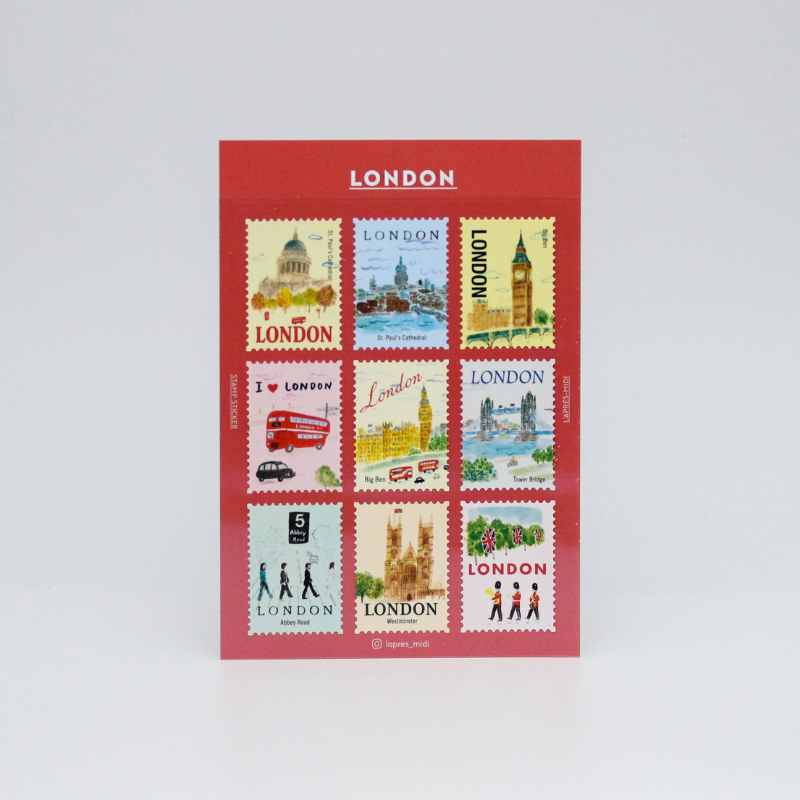 London Mark's Adhesive Stamps | Designer Stationery – Likely.es