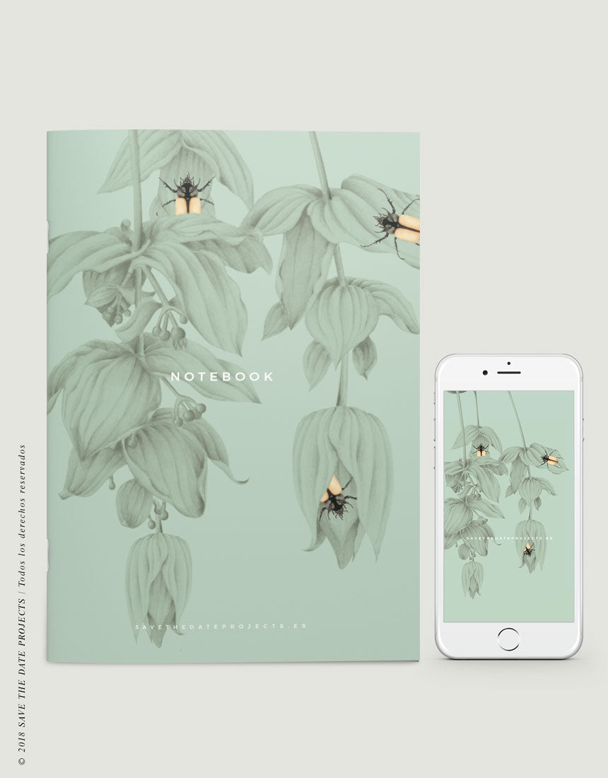 A5 Jungle Botanical Notebook | Save the Date Projects | Likely.es